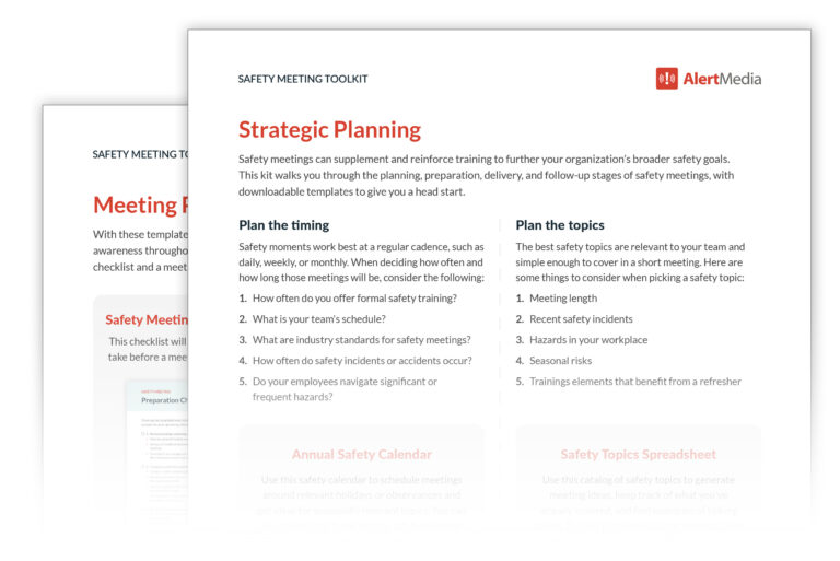 50 Safety Topics and Messages for Work [+Safety Calendar]