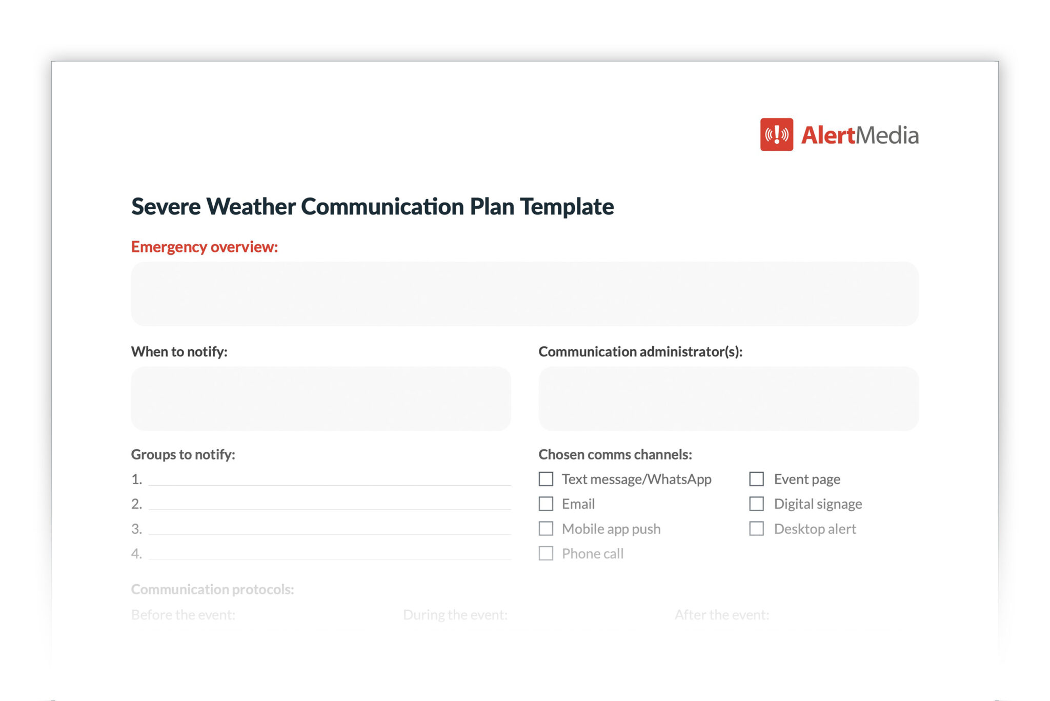 Hurricane Communications Plan [+ Template]
