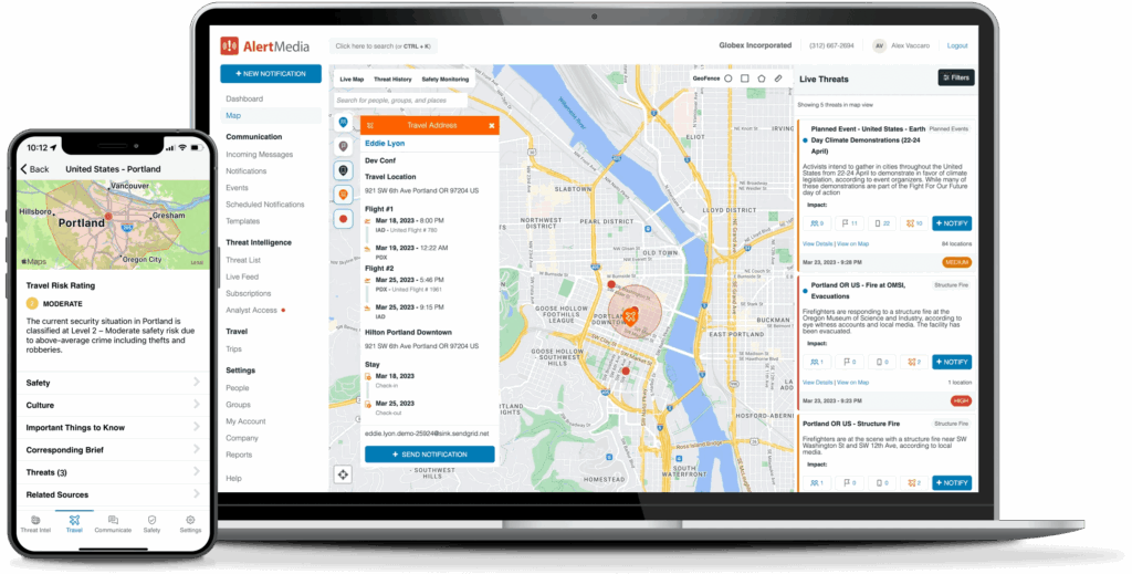 Travel Risk Management Software - AlertMedia